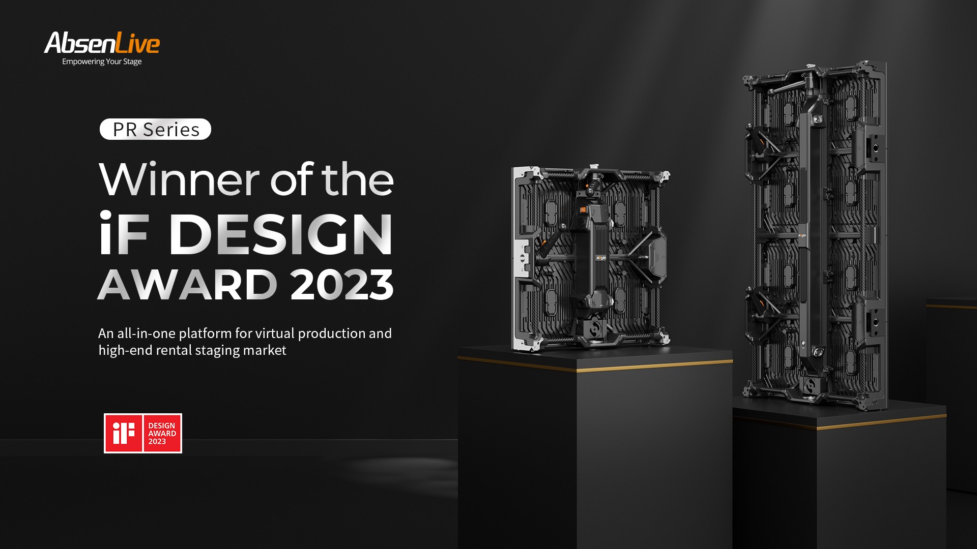 AbsenLive honoured with a prestigious iF Design Award for its PR Series ...