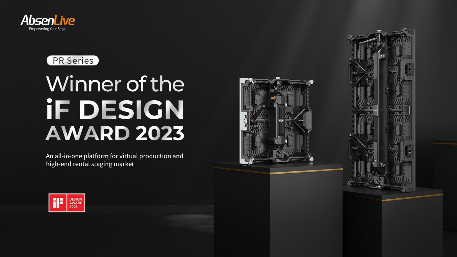 AbsenLive honoured with a prestigious iF Design Award for its PR Series ...